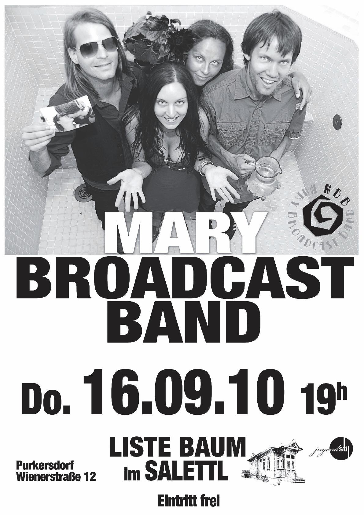 Heute! Mary Broadcast Band im "Jugendstil"